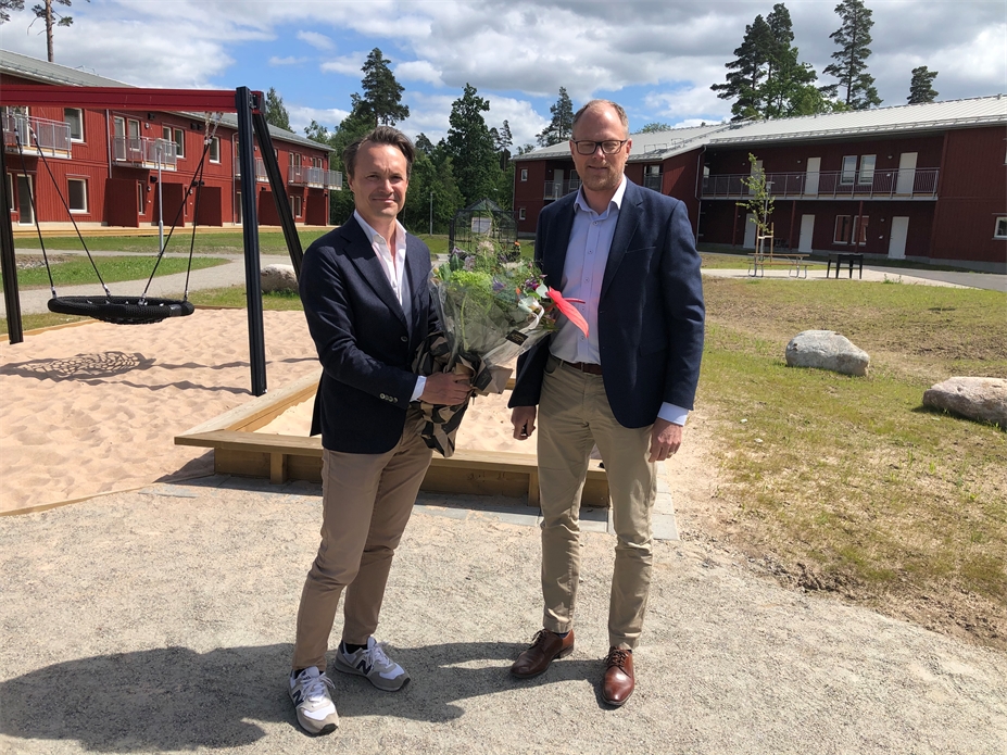 Nytt bostadsområde invigt: ”Unikt bygge med lokal prägel ...